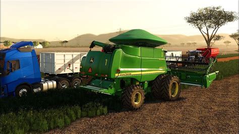 Colheita De Soja STS 9770 Farming Simulator 19 YouTube