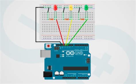 tutoriales programacion de un semaforo con arduino technologieser