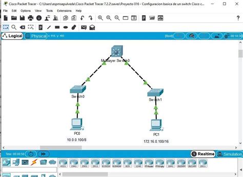 Proyecto 016 Configuracion Basica De Un Switch Cisco Capa 2 Y Capa 3