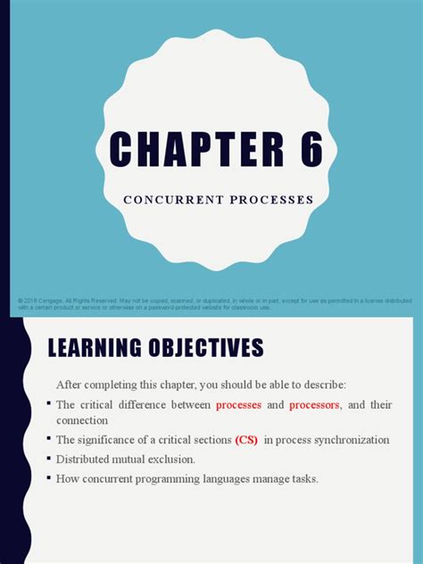 chapter 6 concurrent processes and process synchronization pdf process computing multi