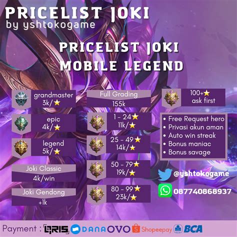 Yash Joki Top UP MLBB Genshin Fastresp WA On Twitter Giveaway