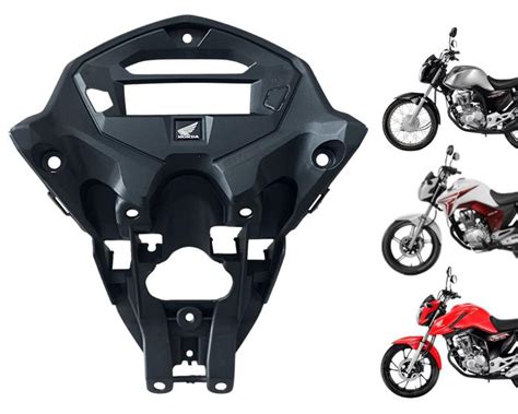 Suporte Aranha Carcaça Logo Cg 125 150 160 start 2014 a 2022 Plasmoto