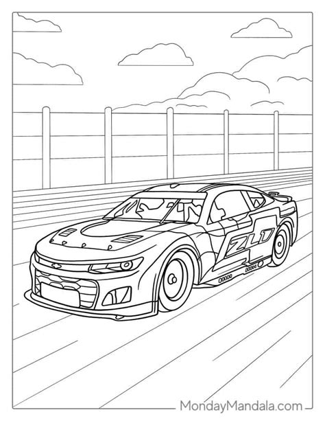 Race Car Coloring Pages Free Pdf Printables Worksheets Library