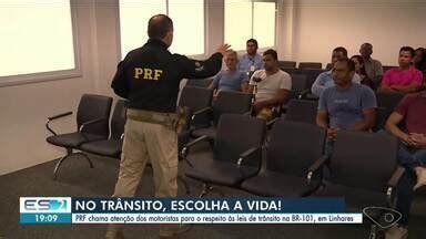 Boa Noite Espírito Santo edição regional PRF faz ação de