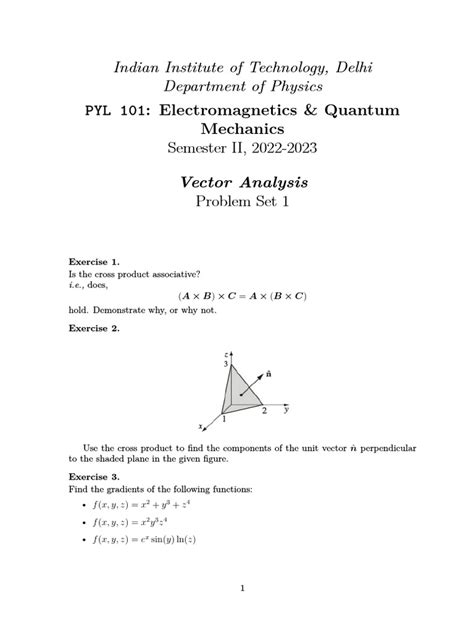 01 tutorial vector analysis pdf divergence euclidean vector