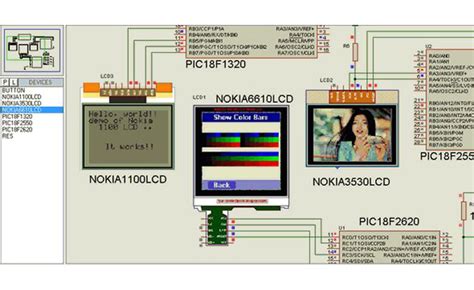 Nokia Lcd Models Proteus Isis Examples Circuits Library
