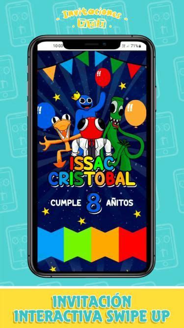 Invitación Interactiva Swipe Up de Rainbow Friends Funny wedding