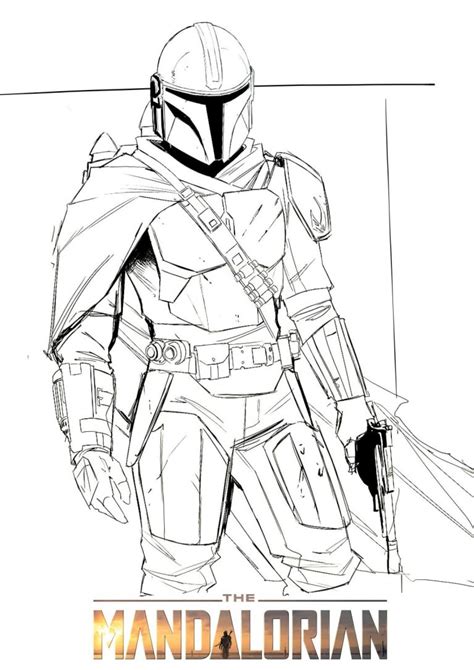 Dibujos Para Colorear De Mandalorian