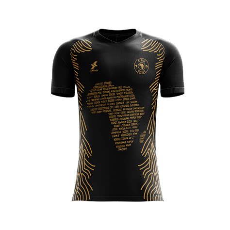 Maillot Dkali Africa Noir 2022 23 Sur Foot Fr