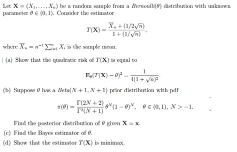 let x x 1 x n be a random sample from a
