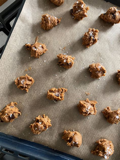 Ovenly S Flourless Salted Peanut Butter Chocolate Chip Cookies The