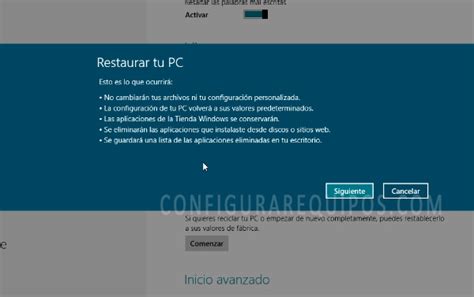 Restaura O Reinstala Tu PC Tablet Windows 8 Sin Perder Los Archivos