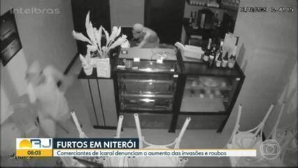 VÍDEO Bandidos arrombam e furtam lojas em Niterói nem mesmo delegacia