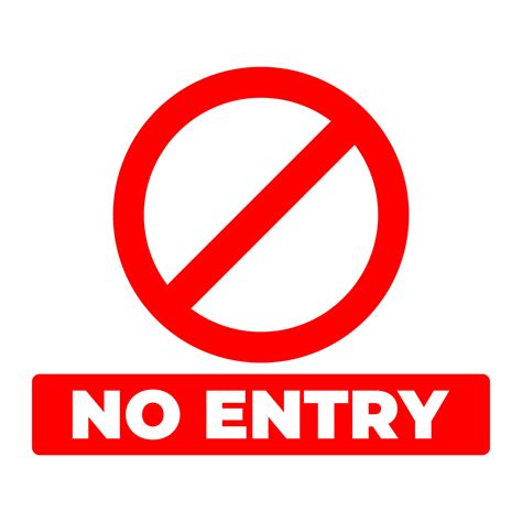No Entry Sign On Transparent Background 17178220 PNG