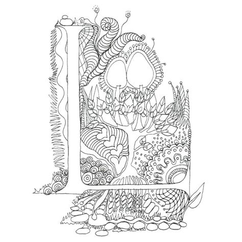 Illuminated Manuscript Alphabet Coloring Pages Boringpop The
