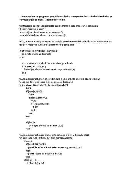 como realizar un programa que pida una fecha en matlab and octave pdf Índice de masa corporal