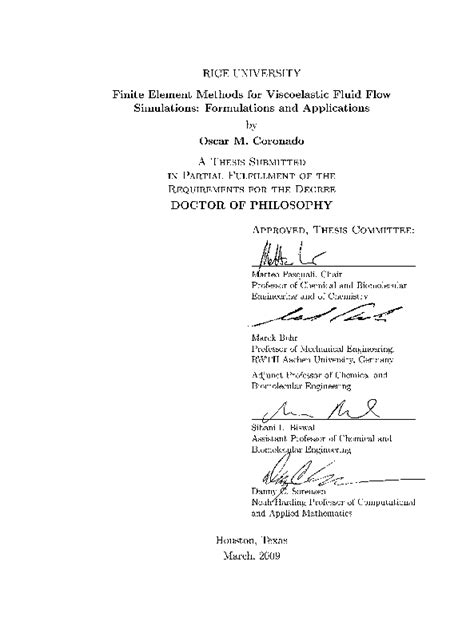 pdf finite element methods for viscoelastic fluid flow simulations formulations and