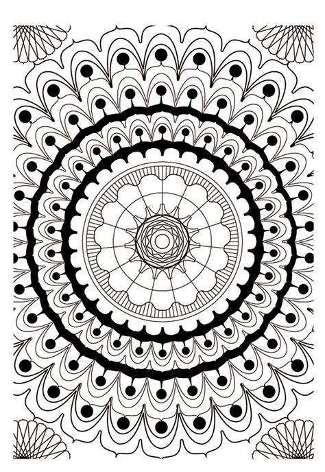 Mandala To Color Zen Relax Free 9 Zen Anti Stress Mandalas