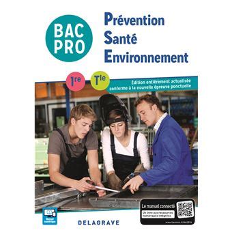 Prévention Santé Environnement PSE 1re Tle Bac Pro 2016 Pochette