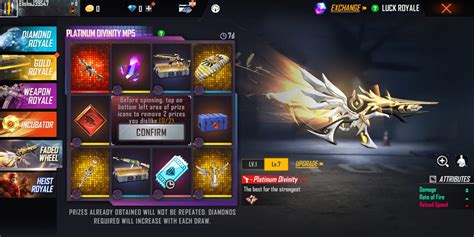 Free Fire Max Get The MP5 Platinum Divinity Skin CHECK HOW