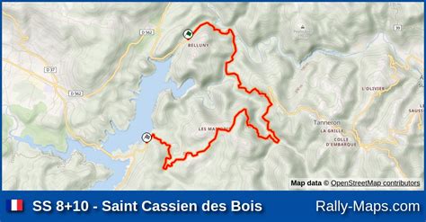 SS 8 10 Saint Cassien Des Bois Stage Map Rallye National Du Pays De