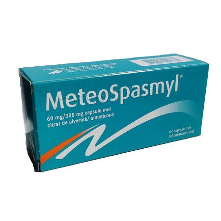Meteospasmyl 60 Mg 300mg 64 Capsule Moi Laboratoires May Farmacia