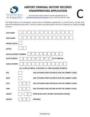 Fillable Online Criminal History Records Checks CHRC And Vetting