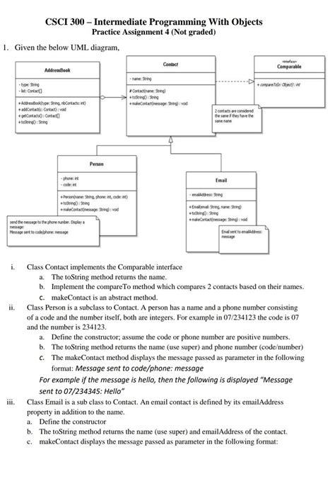 solved csci 300 intermediate programming with objects