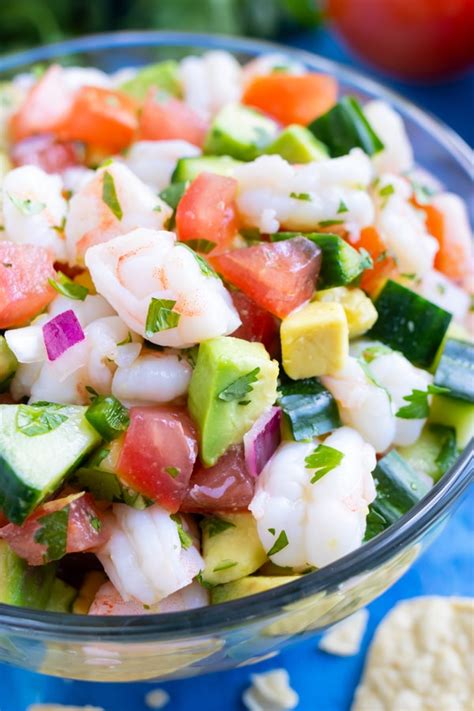 Easy Mexican Shrimp Ceviche With Avocado Evolving Table