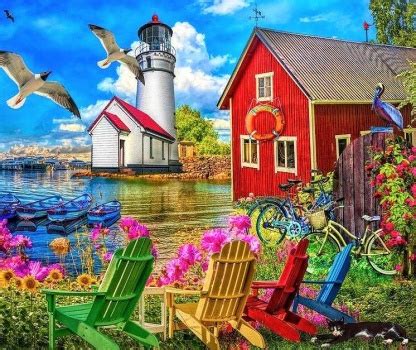 Solve Lighthouse Jigsaw Puzzle Online With Pieces
