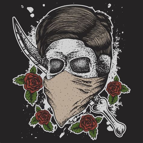 Skull Dagger Vector Hd Images Skull Man Head Dagger Rose Vector