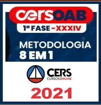 OAB 1ª Fase XXXIV Exame Metodologia 8 em 1 Cers 2021 Rateio Ordem
