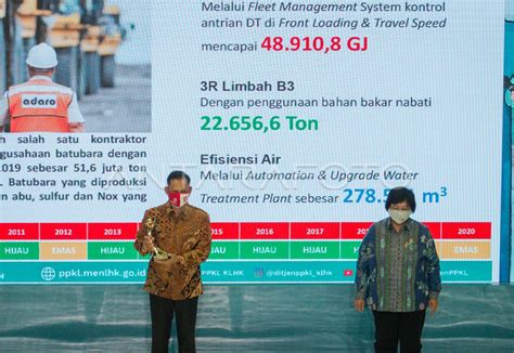 ADARO RAIH PENGHARGAAN PROPER EMAS 2020 ANTARA Foto