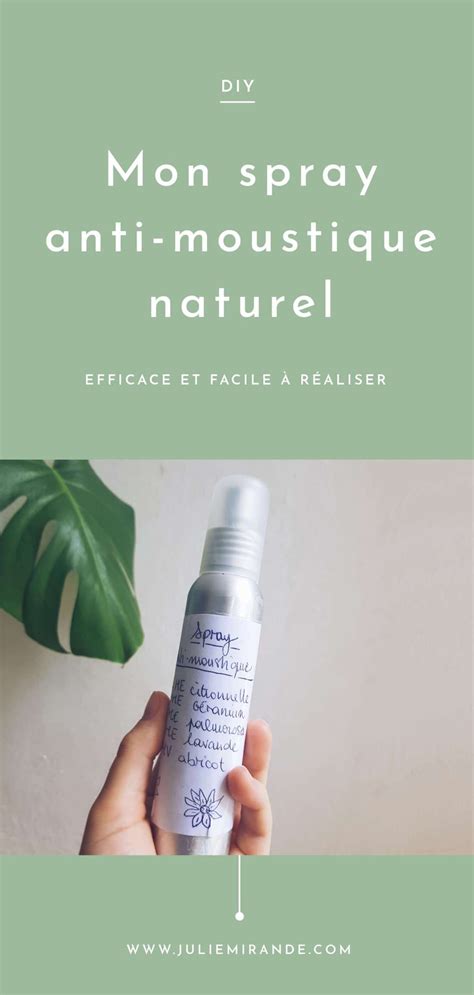 Recette De Spray Anti Moustique Maison Et 100 Naturel Recette Anti
