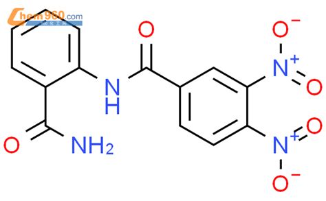 204260 93 5 Benzamide N 2 aminocarbonyl phenyl 3 4 dinitro 化学式结构式