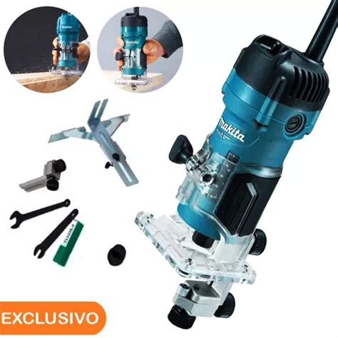 Fresadora Router Tupi 1 4 6mm 530w M3700b Makita Mt Cuotas Sin