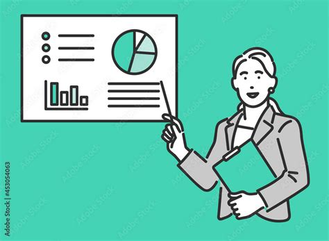 データを分析するコンサルタントのイラスト素材 Stock Vector Adobe Stock