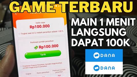 Rilis Lagi 1 Aplikasi Penghasil Saldo DANA Tercepat 2023 Apk