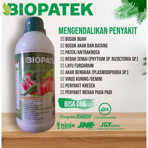 Jual COD AMAN BIOPATEK Fungisida Hayati 500 ML Obat Penyakit Kuning