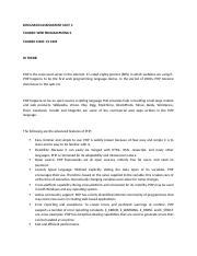 DA UNIT 3 CS 3305 Docx DISCUSSION ASSIGNMENT UNIT 3 COURSE WEB