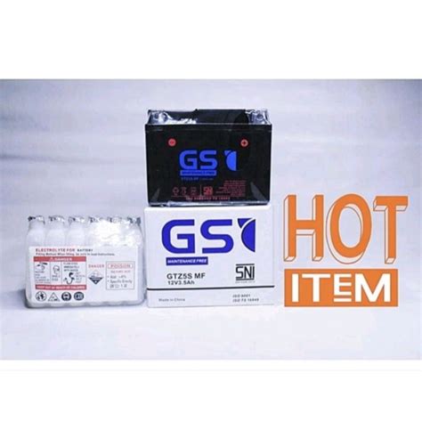 Jual Aki Motor Kering Honda Blade Respol GTZ5 GTZ5S GTZ 5S GS S Accu
