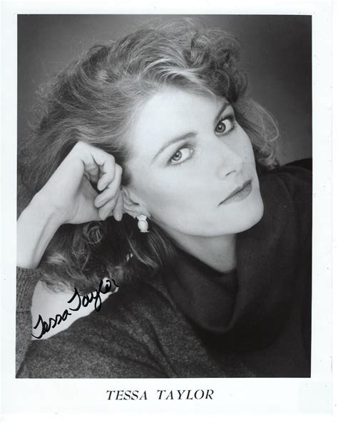 Tessa Taylor Signed Photo