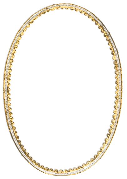 LacreMania Molduras Formato Oval Metal Dourada Prata Floral
