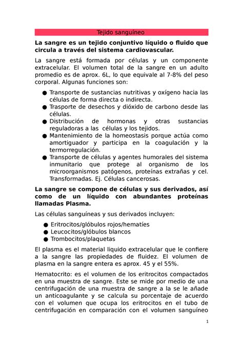 Tejido sanguíneo Ross Histología Texto Y Atlas Tejido sanguíneo