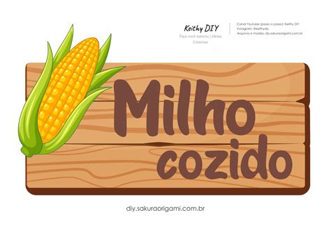 Festa Junina Plaquinhas Para Imprimir Keithy DIY