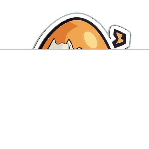 Hình ảnh Một Miếng Dán Trứng đã Vỡ Ra Khỏi Clipart Vỏ Của Anh ấy Vectơ Png Thiết Kế Nhãn Dán