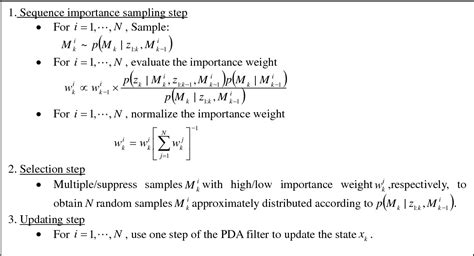 figure 1 from multiple model rao blackwellized particle filter for manoeuvring target tracking