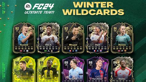 EA FC 24 Winter Best of Re Release Full List with Mbappé TOTW Vinicius