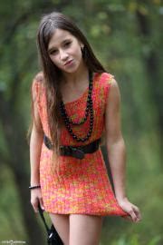 IMX To Silver Jewels Sarah Orange Dress 1