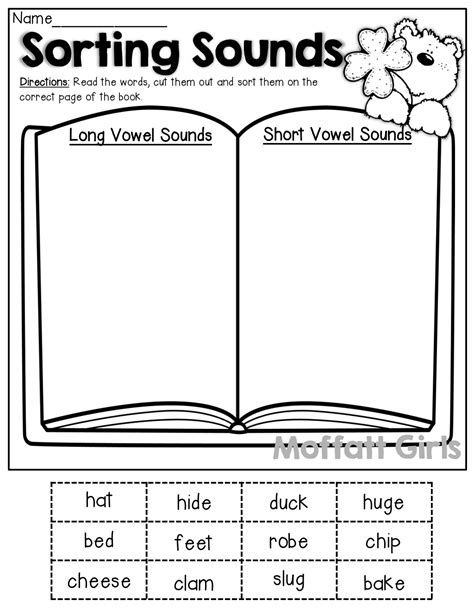 Short Vowels Sorting Worksheets WorksheetsCity